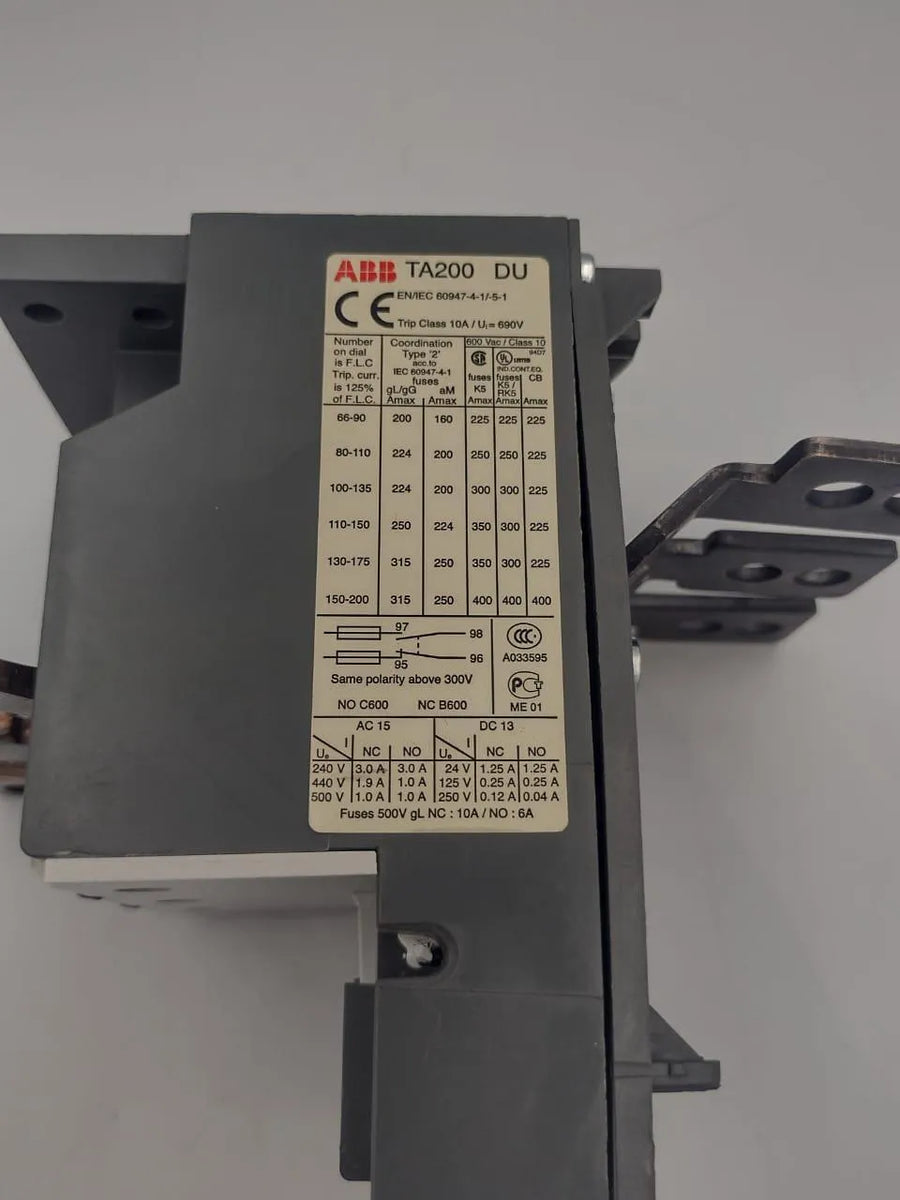 Relé de Sobrecarga Abb Ta200Du 100-135A – Cabo Eletro