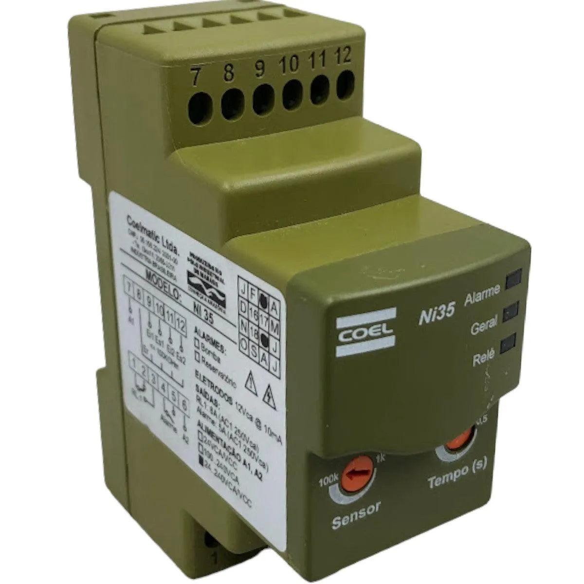Relé Controle De Nível Coel Ni35w24-240vCC/vCA – Cabo Eletro
