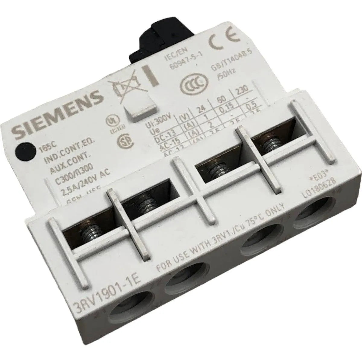 Bloco de Contato Auxiliar Siemens 3RV1901-1E 1NA+1NF – Cabo Eletro