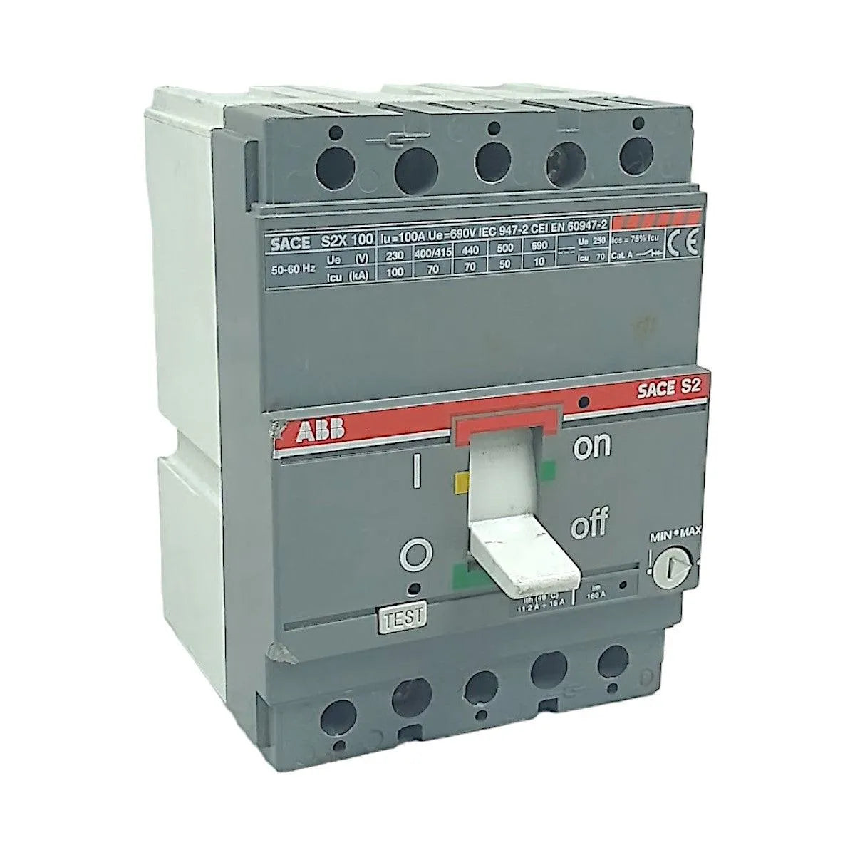 Disjuntor Caixa Moldada Abb Sace S2X 100A 690v – Cabo Eletro