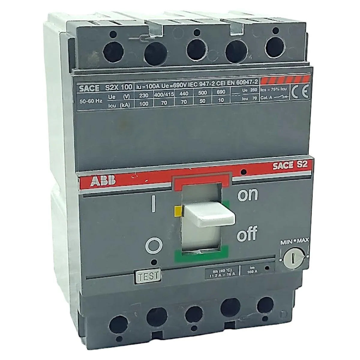 Disjuntor Caixa Moldada ABB Sace Tmax S2X 100 100a 690v – Cabo Eletro