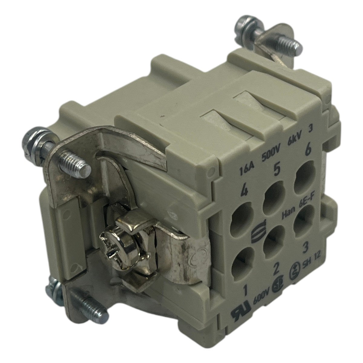 Conector Fêmea HARTING HAN 6E-F-C – Cabo Eletro