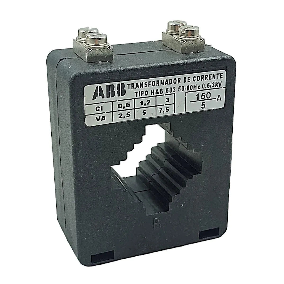 Transformador de Corrente ABB H&B 603 150/5A 0.6/3KV 50-60KV – Cabo Eletro