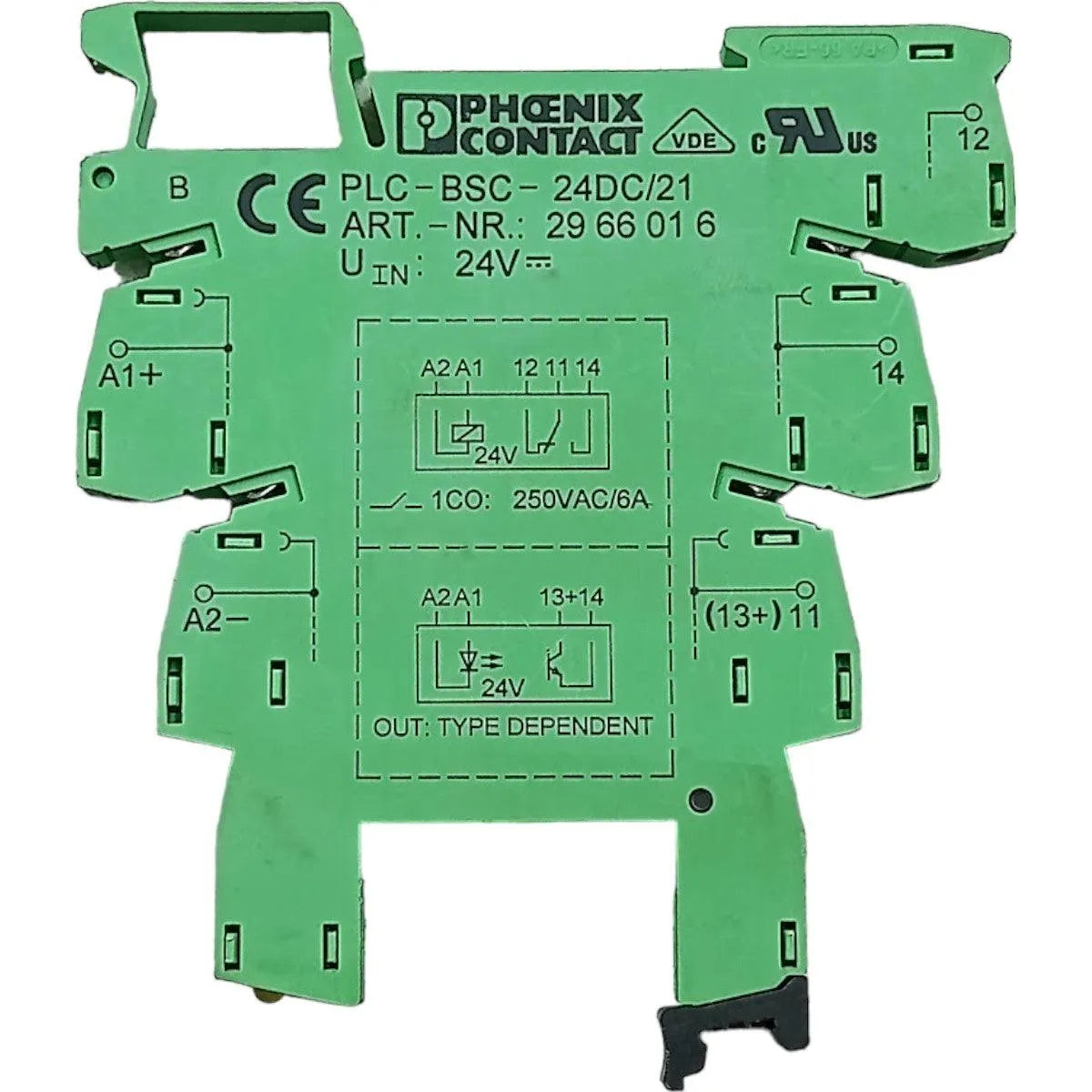 Base do Relé Phoenix Contact PLC-BSC-24DC/21 2966016 24v – Cabo Eletro