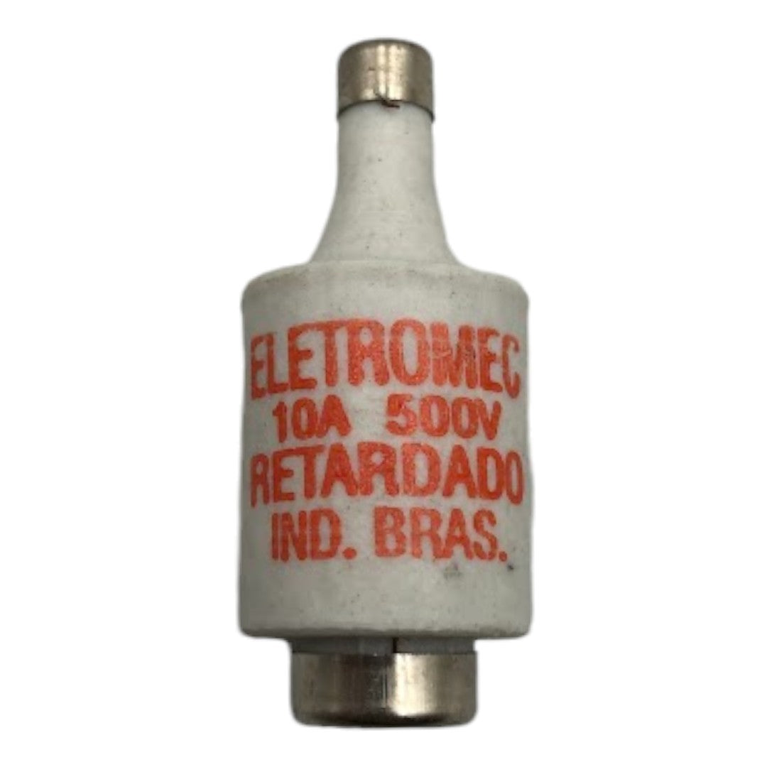 Fusível Retardado Eletromec 10A 500V Kit 10 PEÇAS – Cabo Eletro