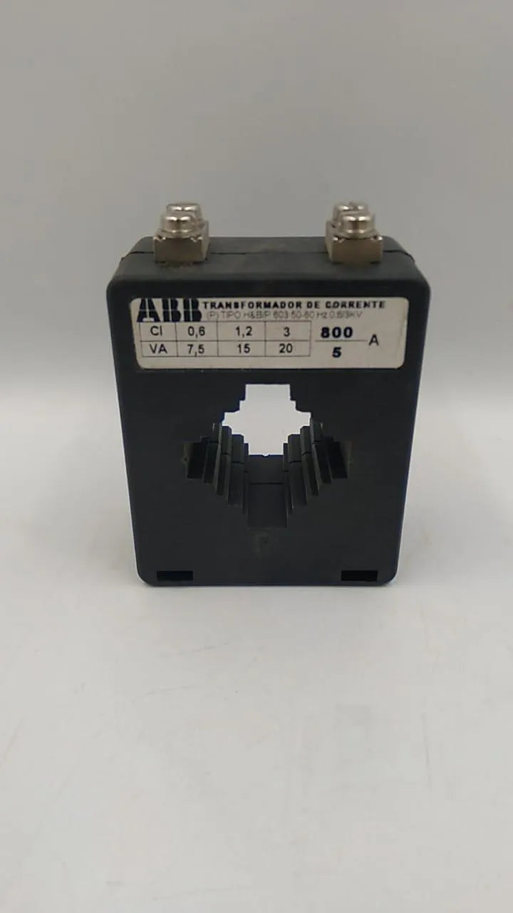 Transformador De Corrente Abb Trafo HB 603 800/5a – Cabo Eletro