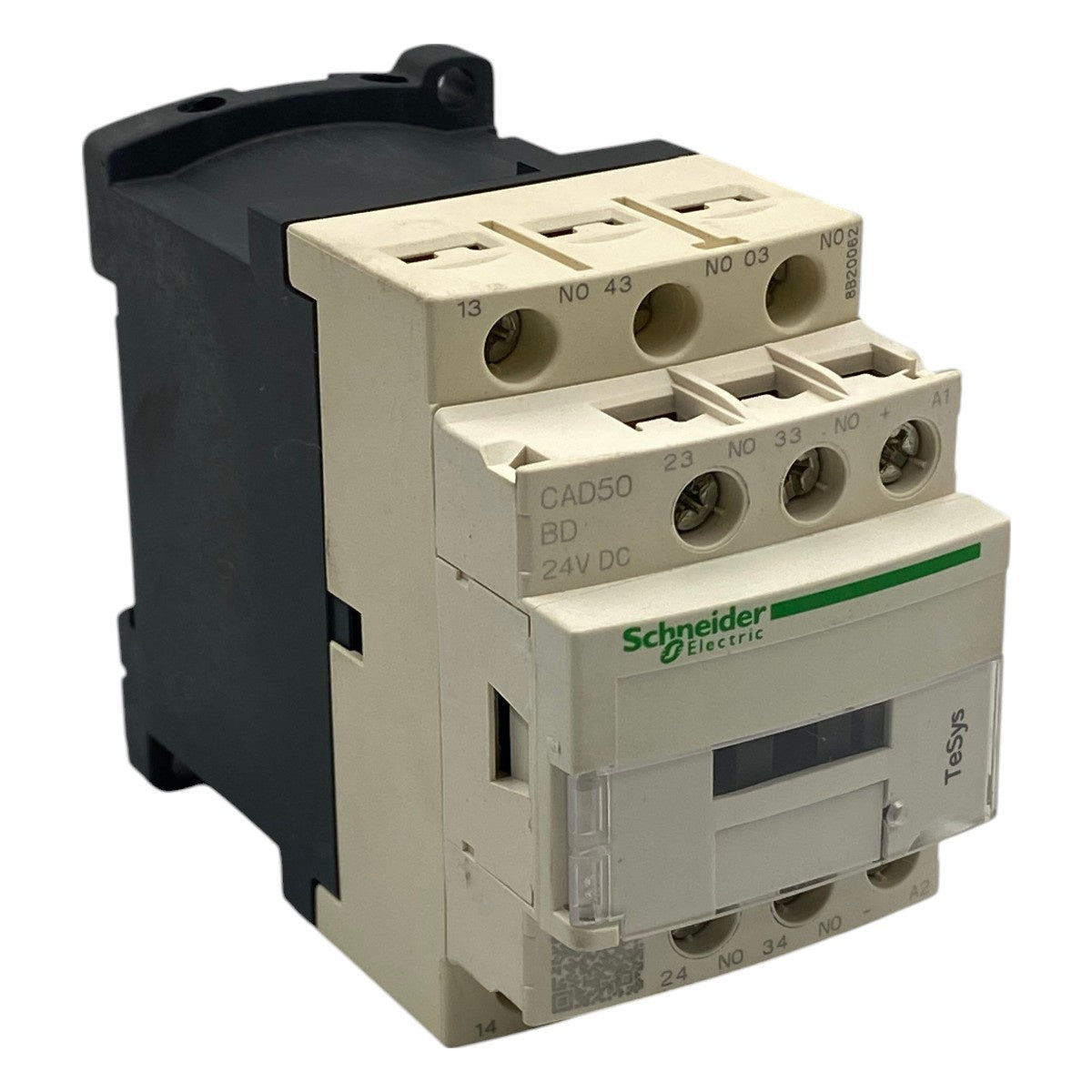 Contator Auxiliar Schneider CAD50BD 24vDC 5NA – Cabo Eletro