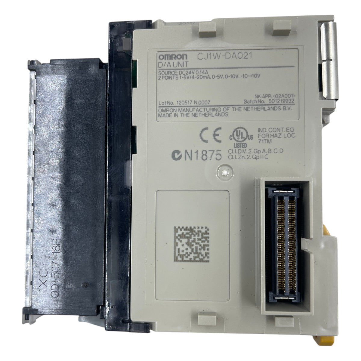OMRON PLC Module CJ1W-DA021 24VDC 0.14A – Cabo Eletro