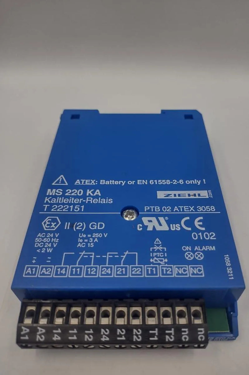 Relé Termistor Ziehl MS 220 KA T222151 – Cabo Eletro